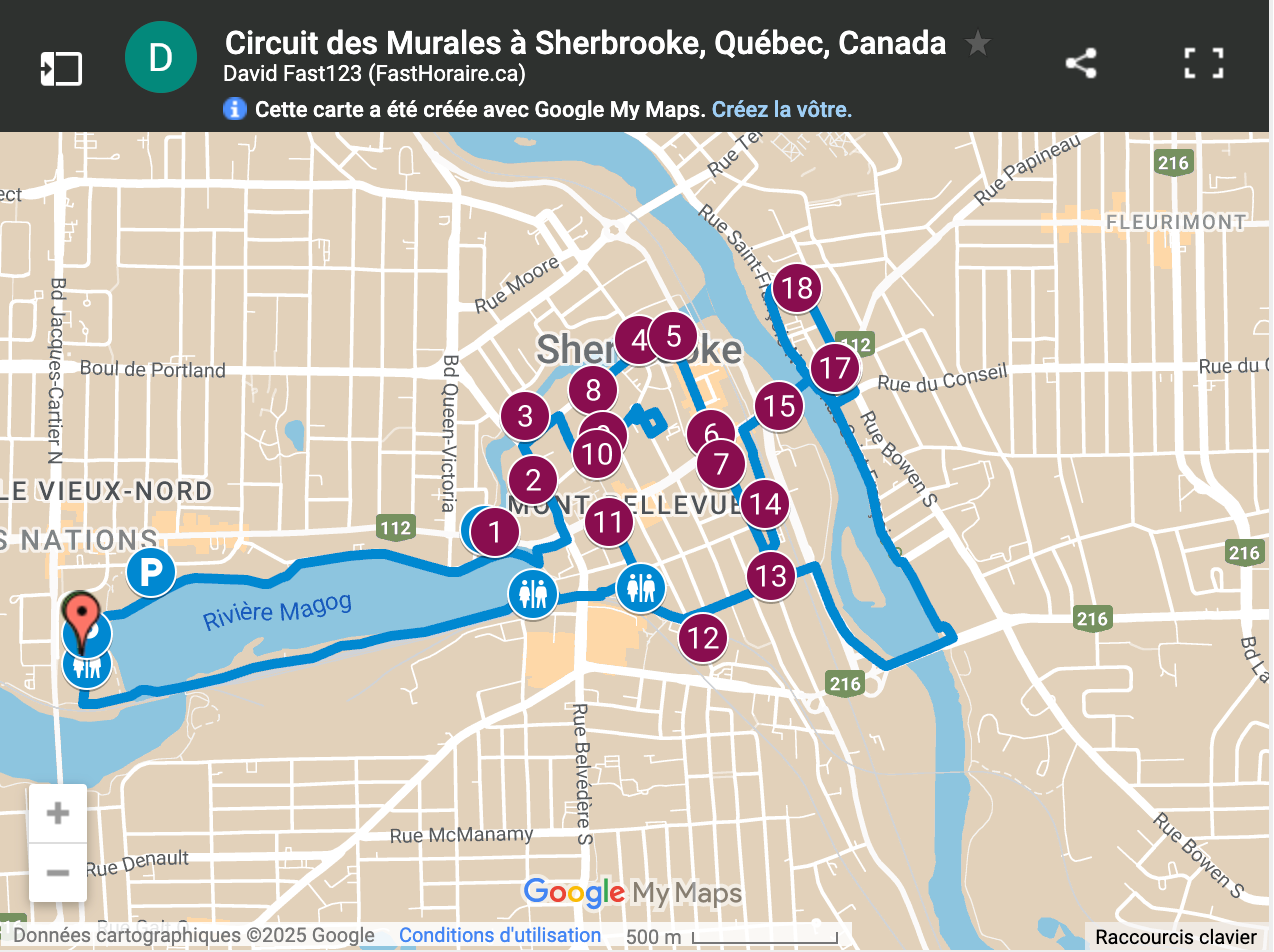 Murales de Sherbrooke - Circuit des 18 murales de Sherbrooke à Vélo ...